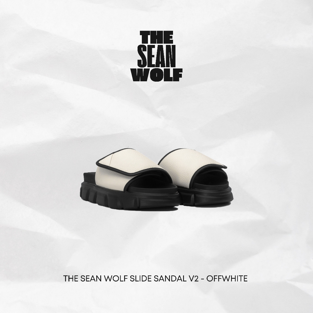 Dép Nam Nữ Tăng Chiều Cao THE SEAN WOLF SLIDE SANDAL V2 - CREAM WHITE ...
