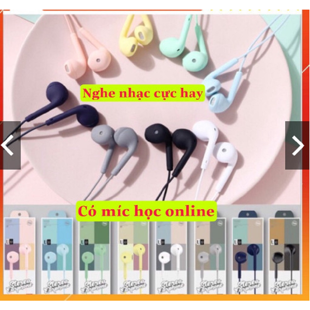 Tai nghe gaming có dây S P U19 có mic nhét tai phone chống ồn chơi game ...