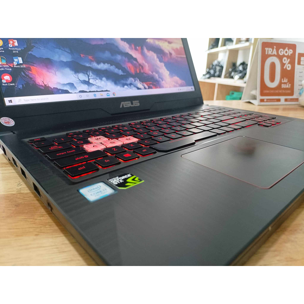 ASUS GAMING ROG FX503VD CORE I7 7700HQ RAM 8G SSD 128G+500G 15.6INCH ...