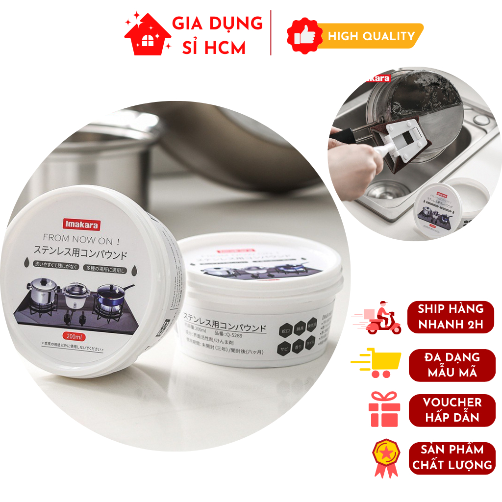 Kem Tẩy Vết Bẩn, Gỉ Sét, Vết Ố Xoong, Nồi, Chảo, Lò Nướng, Đồ Gốm Sứ ...