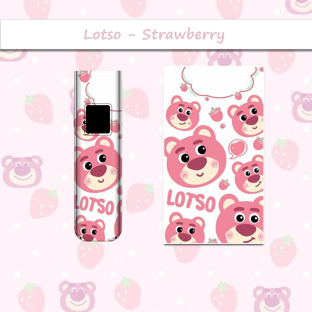 Miếng dán skin Lotso 2 Phủ Kim Tuyến - Strawberry Bear dành cho X-lim ...