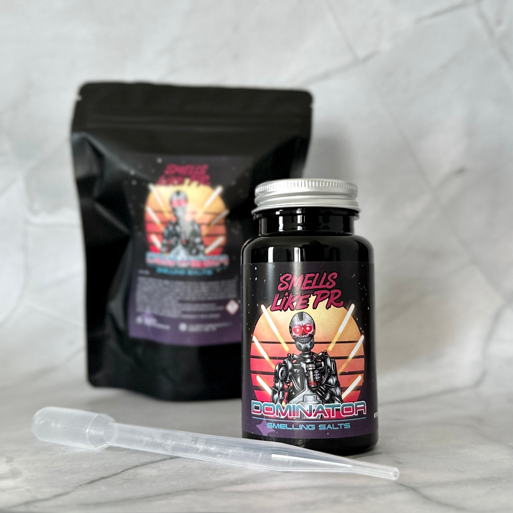 Muối ngửi amoniac Tập GYM - Smells Like PR - Dominator, Mùi con xe mới ...