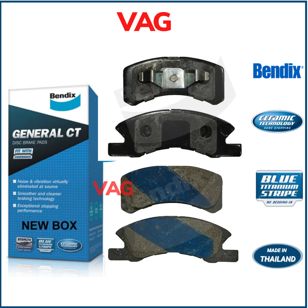 [ BENDIX ] Má phanh trước Attrage, Mirage 2012- , Má phanh Gốm Bendix ...
