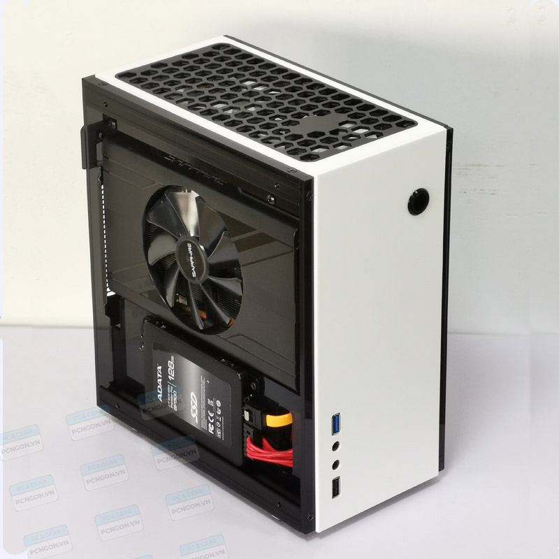 [PCNGON] Vỏ case máy tính Mini ITX GEEEK A31S – Trắng | Shopee Việt Nam