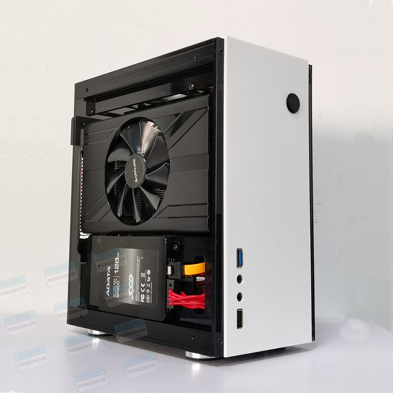 [PCNGON] Vỏ case máy tính Mini ITX GEEEK A31S – Trắng | Shopee Việt Nam
