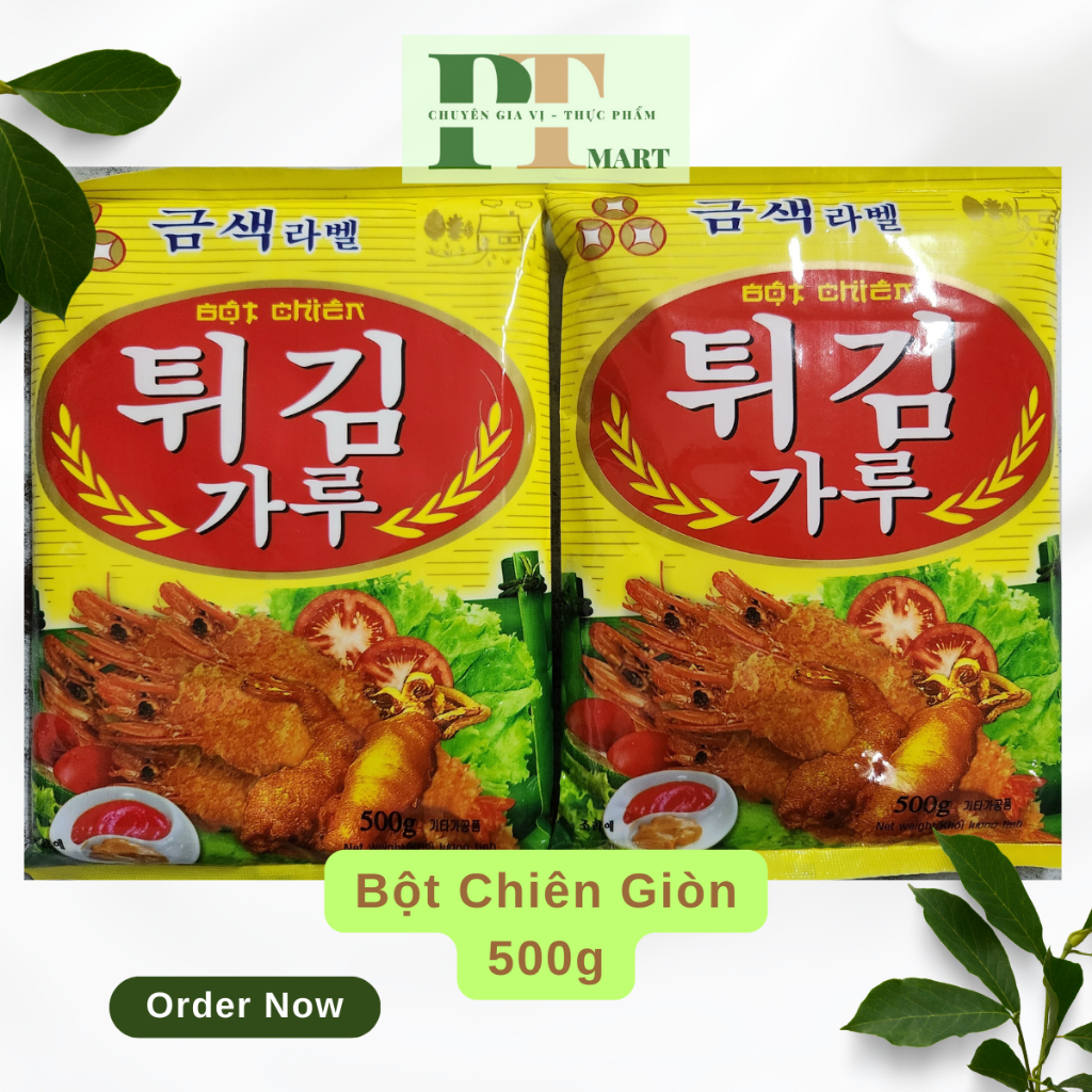 Bột chiên giòn Gold Label gói 500g. Thơm giòn xốp. Chiên tôm, cá, gà ...