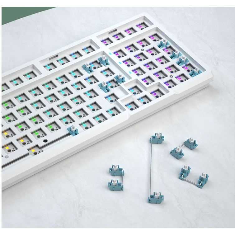 Kit Bàn Phím Cơ Custom WK980 - Weikav - 3 mode - Led RGB - Layout 98 - App | Shopee Việt Nam