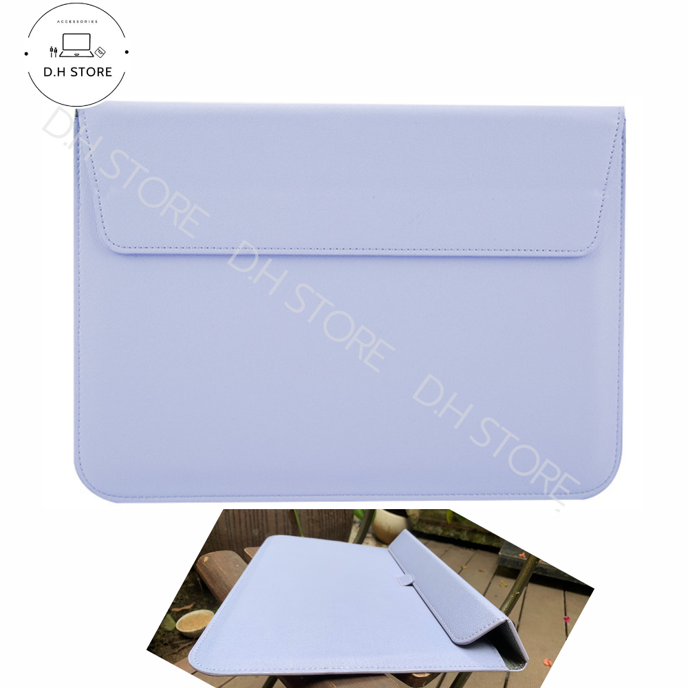 Túi đựng Macbook, bao da laptop chống sốc Pro/Air 13.3/14 inch tím nhạt ...
