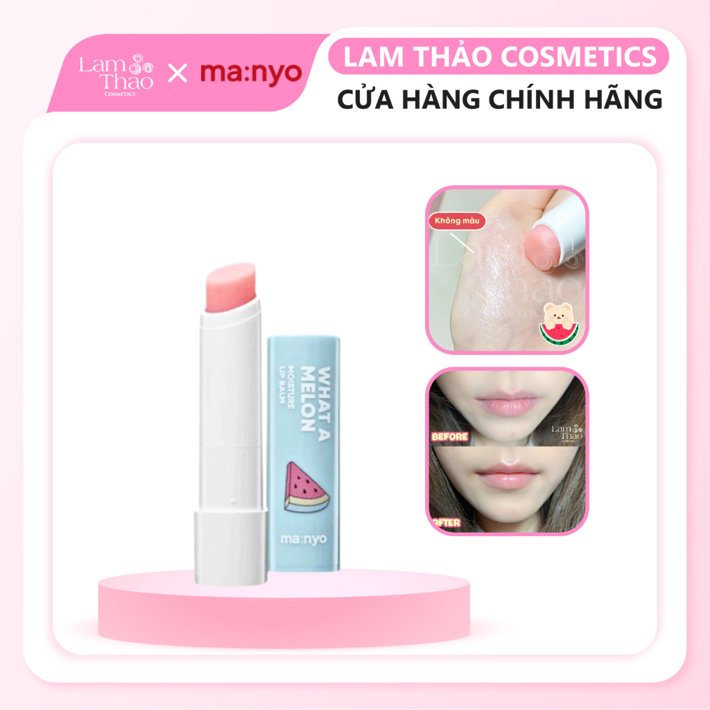 Son Dưỡng Môi Manyo What A Melon Moisture Lip Balm 4g | Shopee Việt Nam