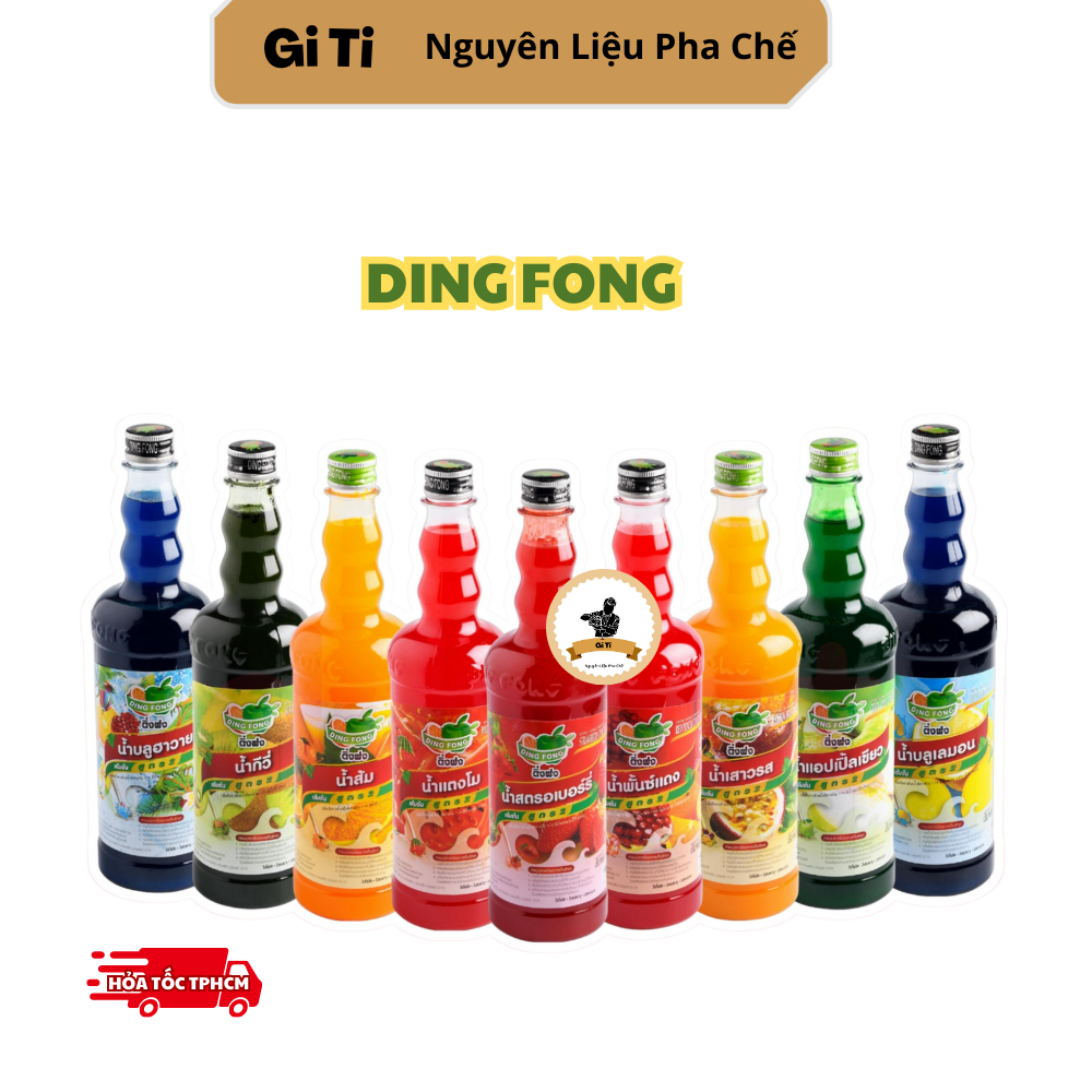Siro/Syrup DingFong Thái Lan Nhiều Vị 760ml (Ding Fong) | Shopee Việt Nam