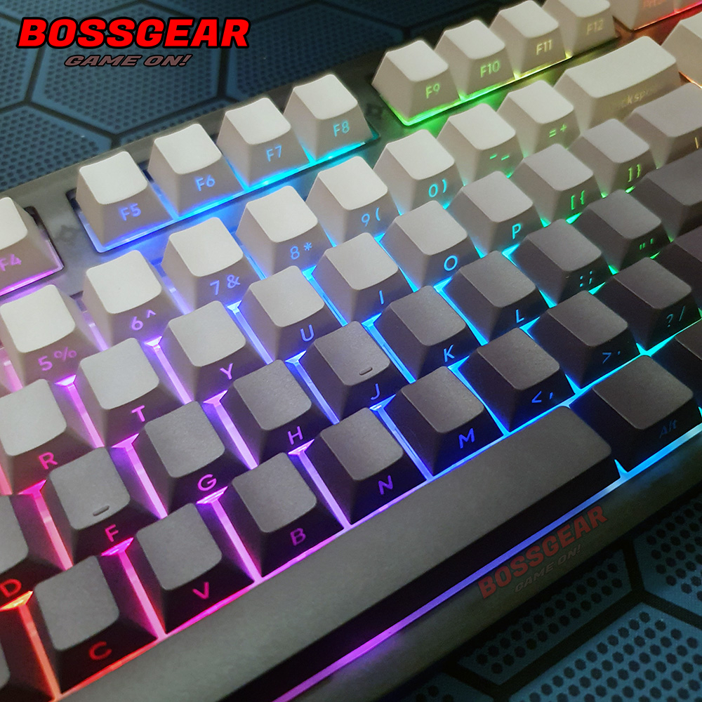 Bộ Keycap Gradient Color Side Print, Cherry Profile, PBT Double Shot ...