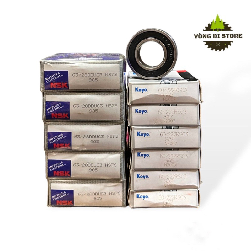 Vòng Bi Bạc Đạn KOYO-NSK 60/22, 60/28, 60/32, 62/22, 62/28, 62/32, 63/ ...