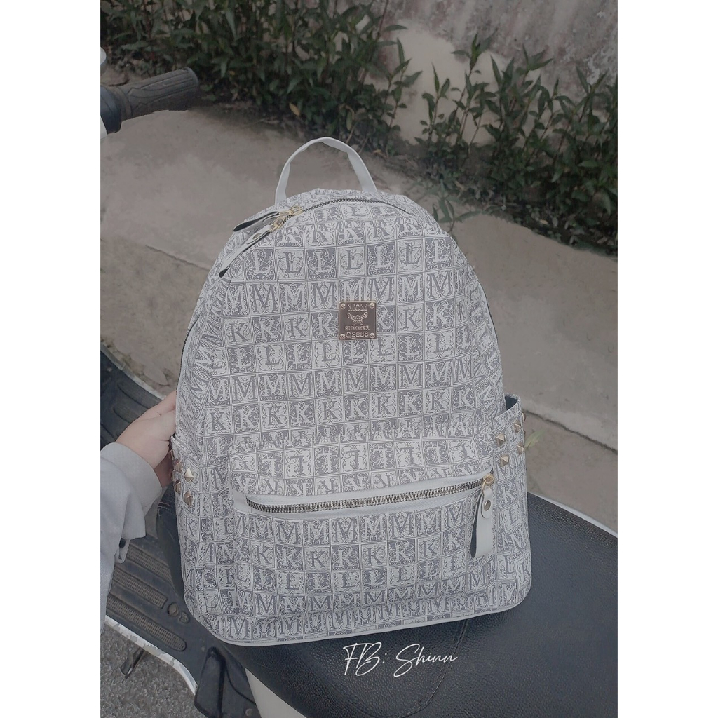 GIÁ TẠI XƯỞNG _Balo Nữ M-C-M SIZE ĐẠI 40 CM Đeo Vai Thời Trang Đi Học Du Lịch Phong Cách DUYÊN ...