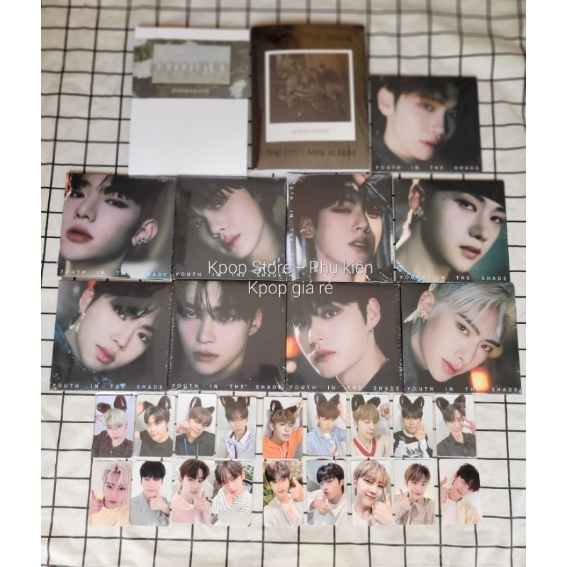 Có sẵn Zerobaseone ZB1 Album - Youth In The Shade Card ảnh Zb1 | Shopee ...