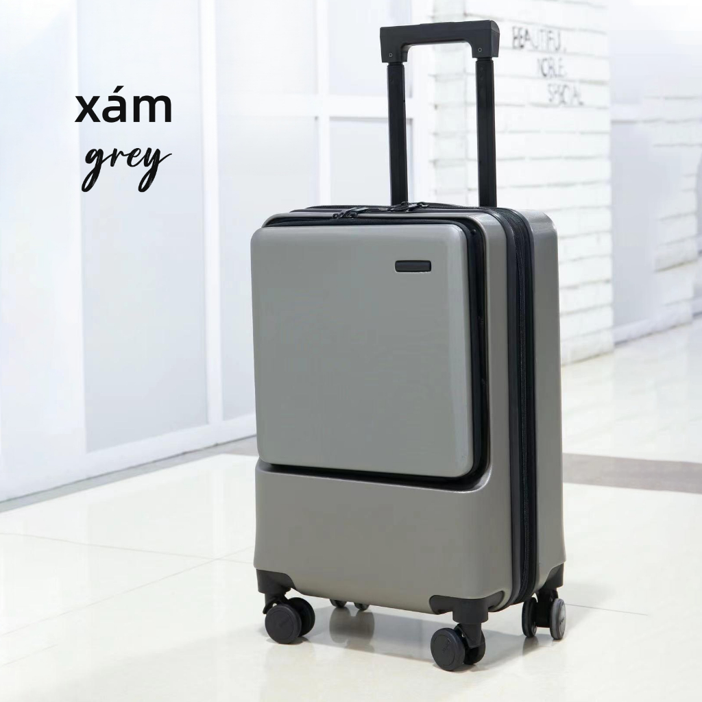 Vali có ngăn đựng laptop đằng trước, thông dụng cho cả nam và nữ, chống ...