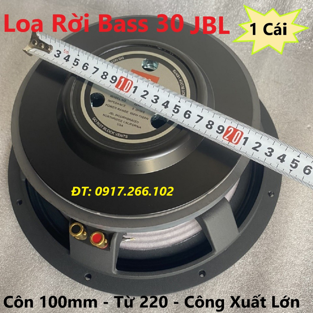 Loa Bass & Sub 30 JBL Coil 100mm Từ 220 Khung Nhôm Cao Cấp Công Xuất Lớn - Giá 1 Chiếc | Shopee ...