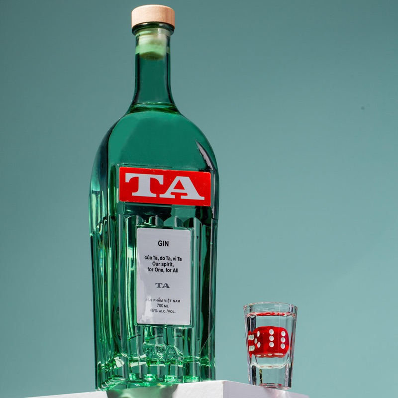 TA Gin 700ml ( Gin Việt Nam ) | Shopee Việt Nam