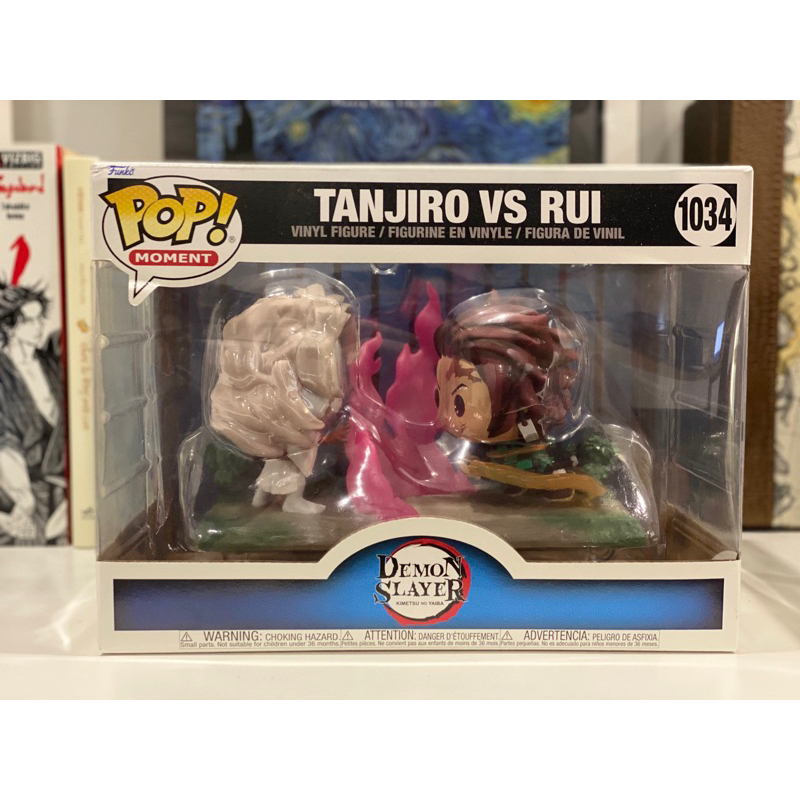Mô hình Funko Pop DEMON SLAYER - TANJIRO VS RUI | Shopee Việt Nam