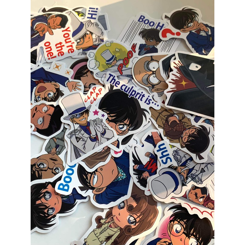 Sticker Conan Random 10 tấm | Shopee Việt Nam
