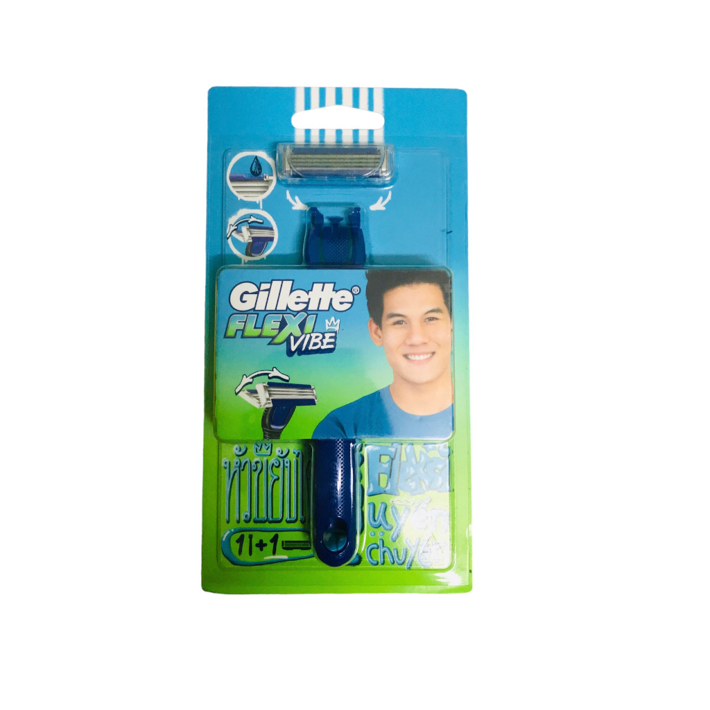 Dao cạo râu Gillette Flexi Vibe ( hộp 1 cán dao và 1 lưỡi) | Shopee ...
