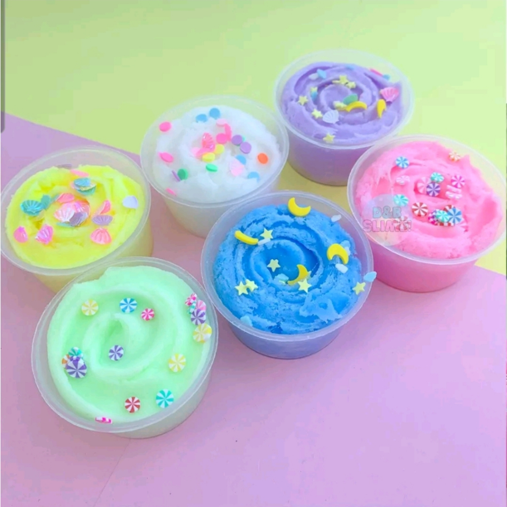 SLIME MÂY /Cloud Slime Hũ nhỏ Mini Bánh Flan | Shopee Việt Nam