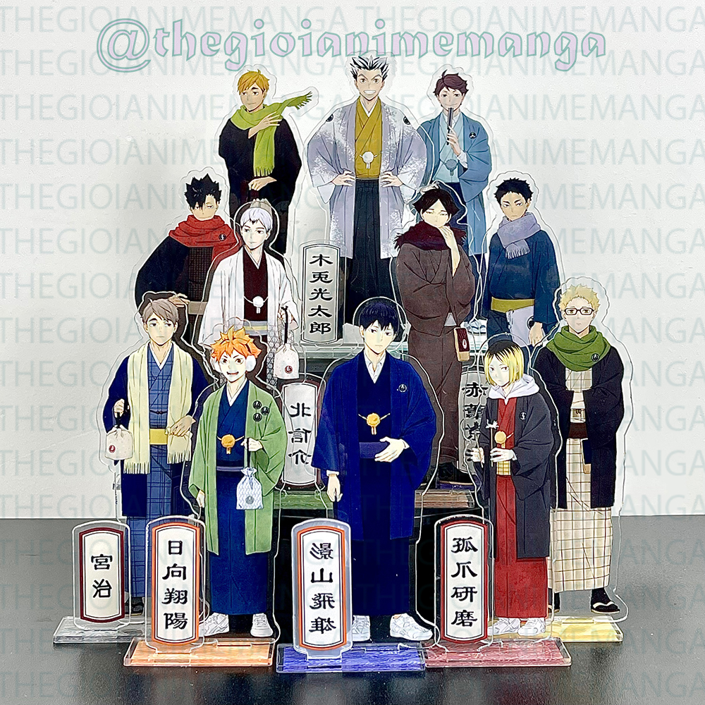 Standee HAIKYUU!! ver KIMONO MÙA ĐÔNG mô hình VUA BÓNG CHUYỀN tượng ...