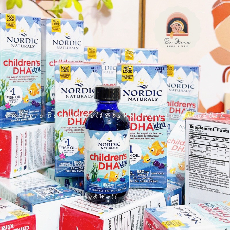 DHA Xtra Nordic Naturals Mỹ 60ml cho bé từ 1-6 tuổi - Date 2026 [ Hàng ...