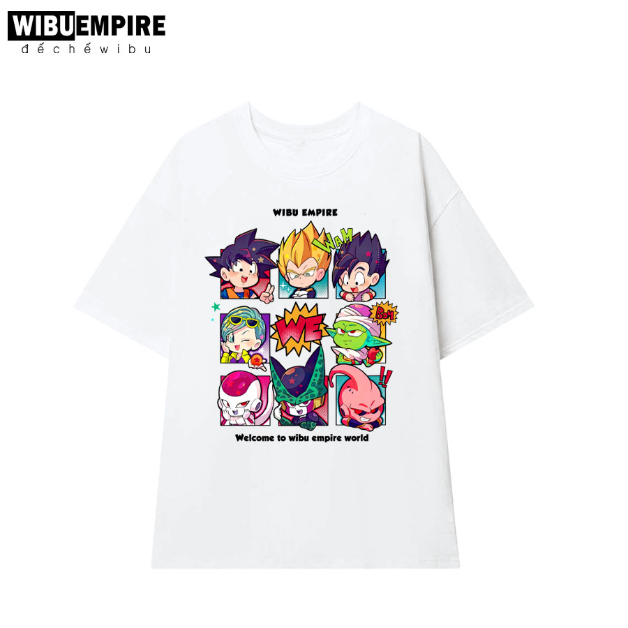 WIBU EMPIRE | Áo Thun Form Rộng Dragon Ball Chibi | Anime Bảy viên ngọc ...