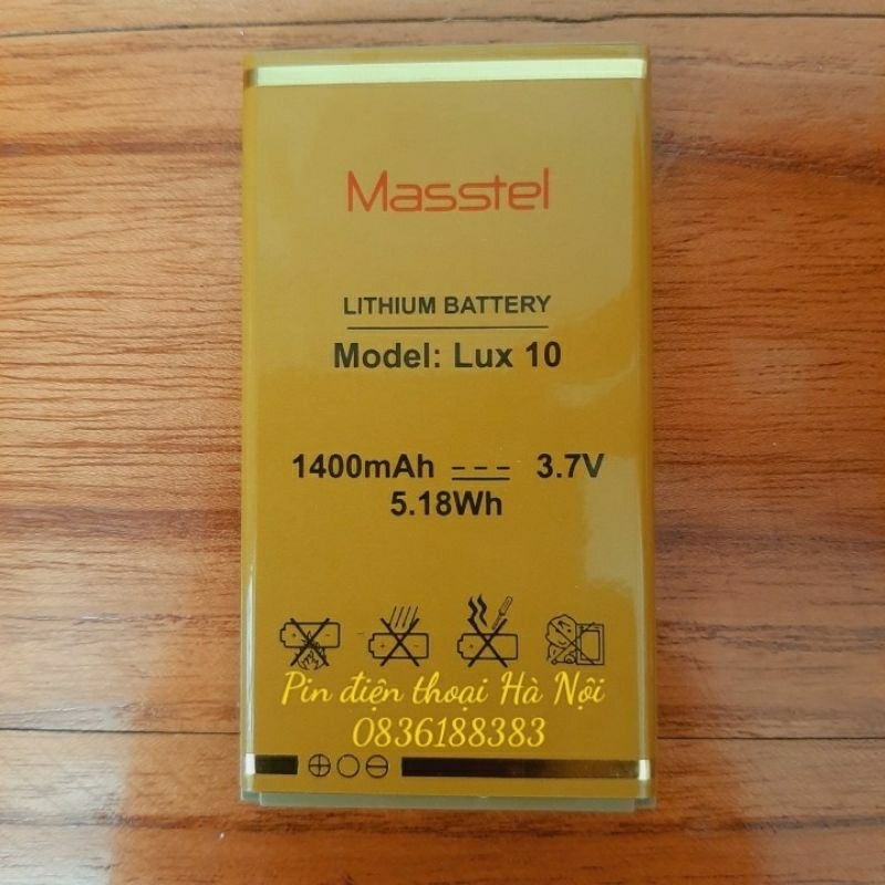 Pin điện thoại Masstel Lux 10 - Chính hãng Dung lượng chuẩn 1400 mAh - Bảo hành 6 tháng | Shopee ...