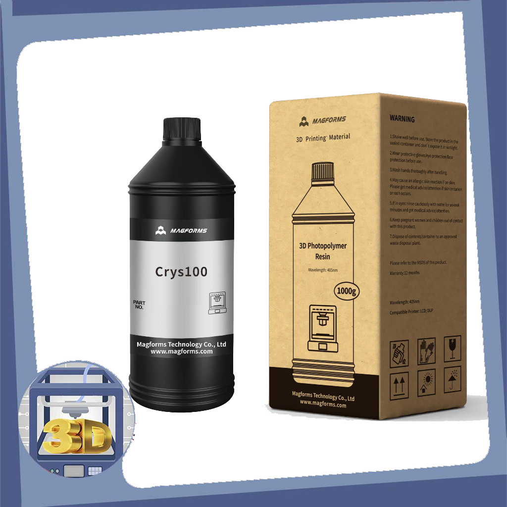 [Nhựa in 3D Resin UV Siêu Trong] MAGFORMS CRYS100 1000ml | Shopee Việt Nam