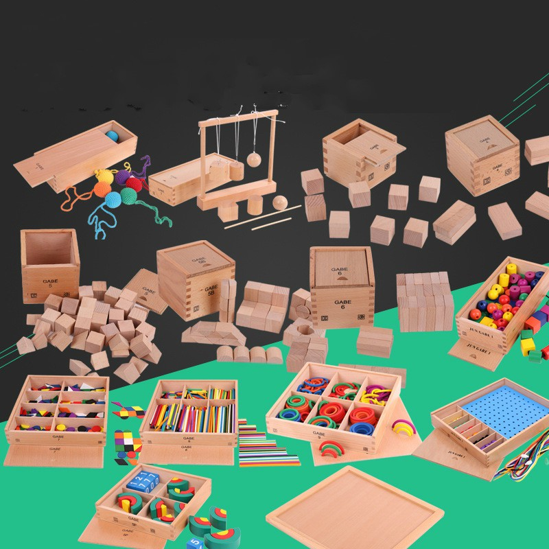 GABE set 15 giáo cụ Montessori. | Shopee Việt Nam