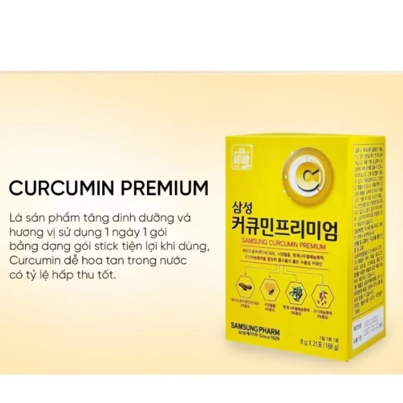 {Hộp Nhỏ 21 gói}NGHỆ NANO CAO CẤP SAMSUNG CURCUMIN PREMIUM | Shopee ...