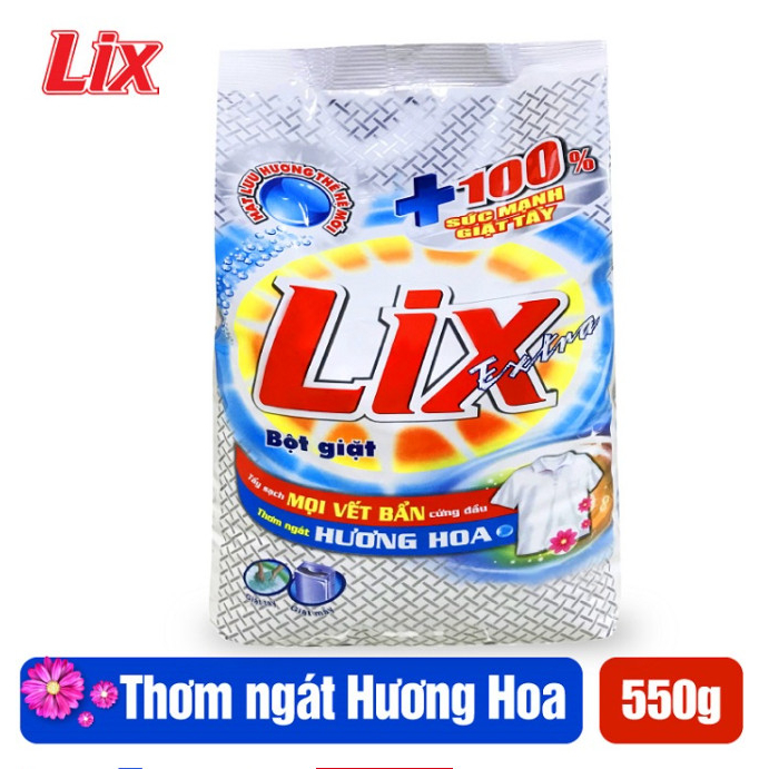 Bột giặt LIX (extra/ Yes tiiết kiệm hương hoa)_ 550g | Shopee Việt Nam