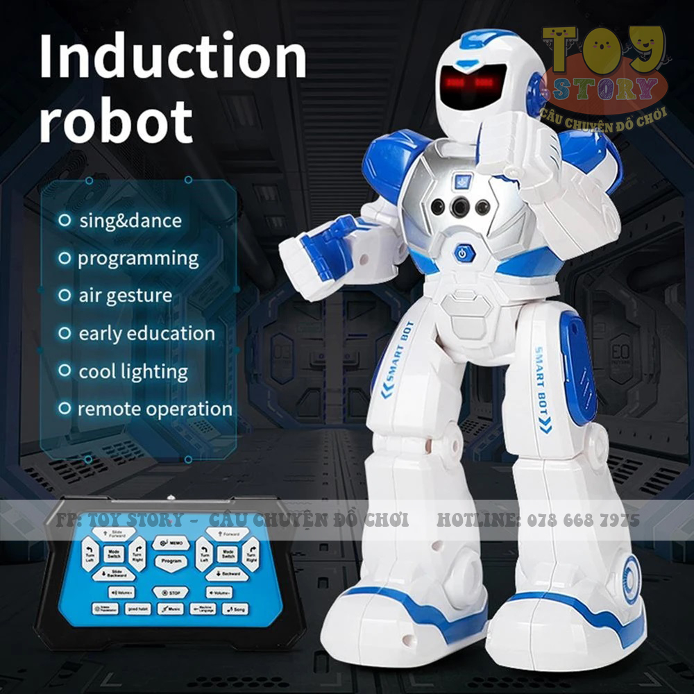 Đồ chơi robot thông minh điều khiển có pin sạc - Smart robot 822B ...
