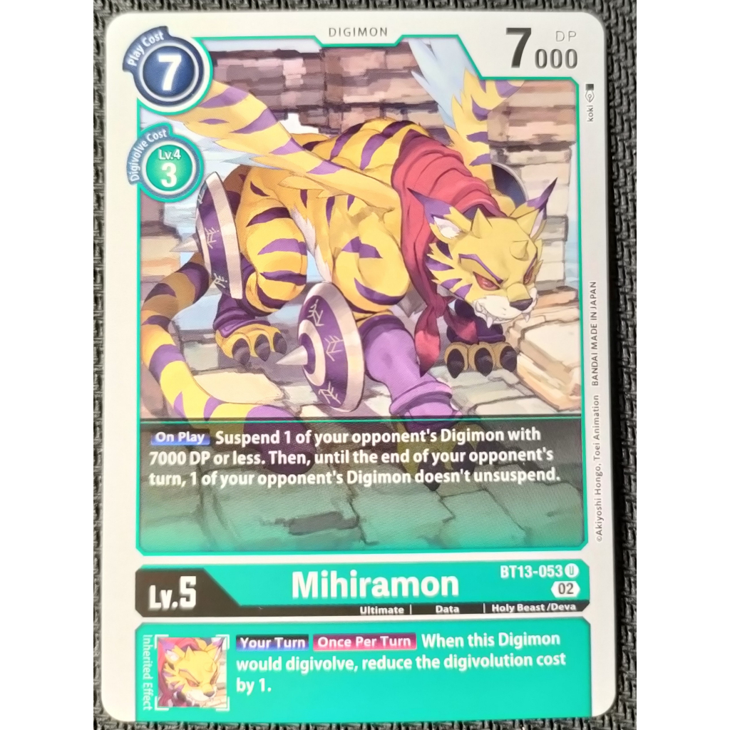 [DIGIMON] Mihiramon - BT13-053 | Shopee Việt Nam
