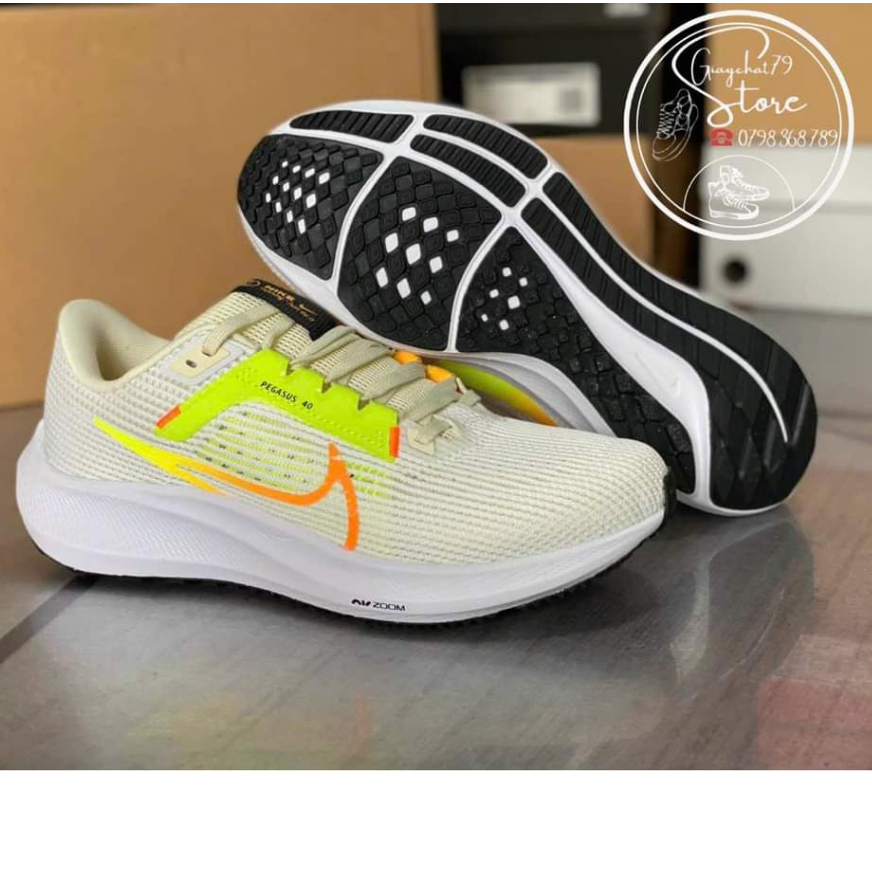 Giày Nike Air Zoom Pegasus 40 Running Coconut Milk White DV3853-101 Nam ...