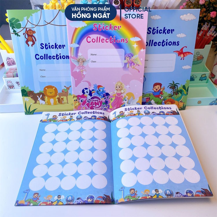 Sổ dán sticker khen thưởng cho học sinh | Shopee Việt Nam