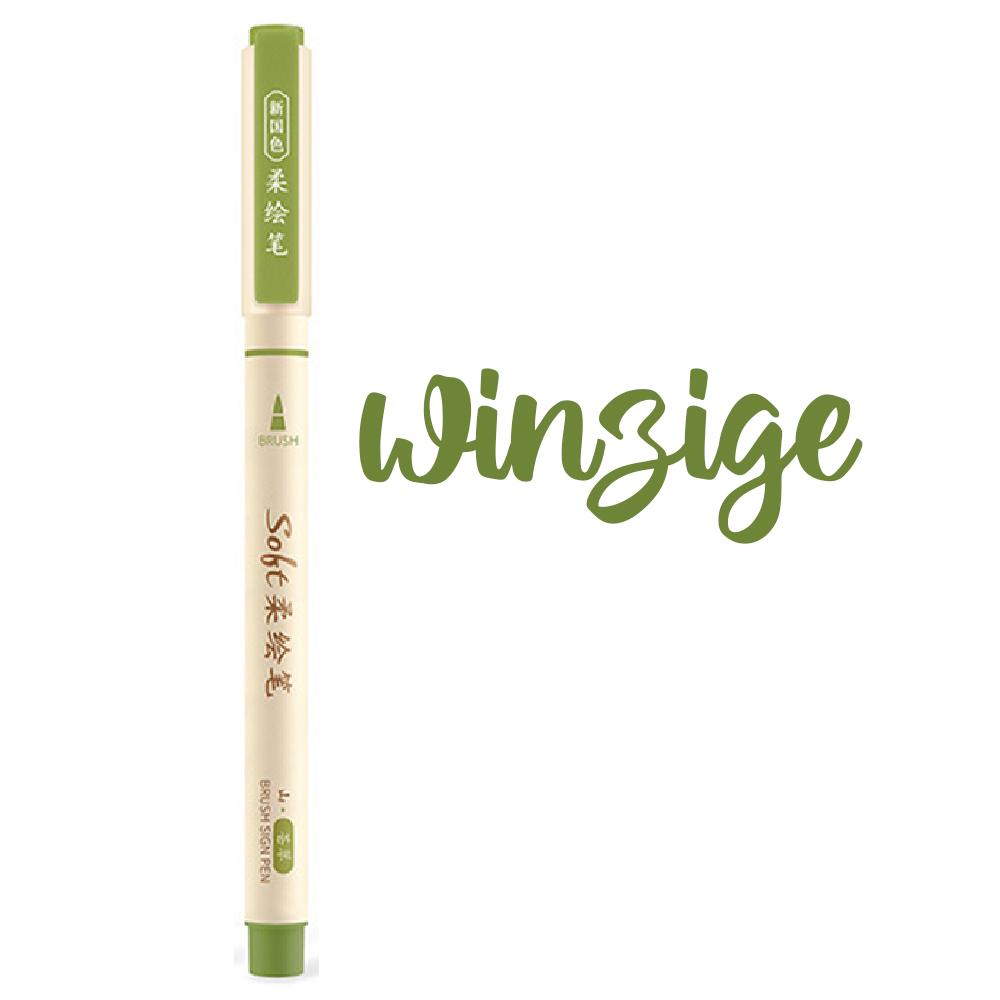 Winzige bút brush bút màu lông bút calligraphy brush lettering bút viết ...