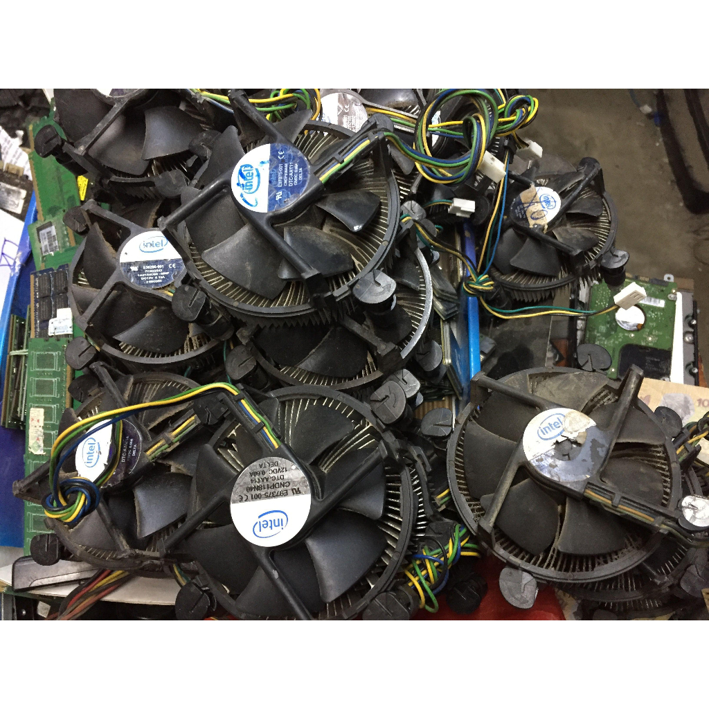 Quạt Tản Nhiệt CPU 775 1155 1156 Fan cho H61 H81 H110 . cũ , tản nhôm ...