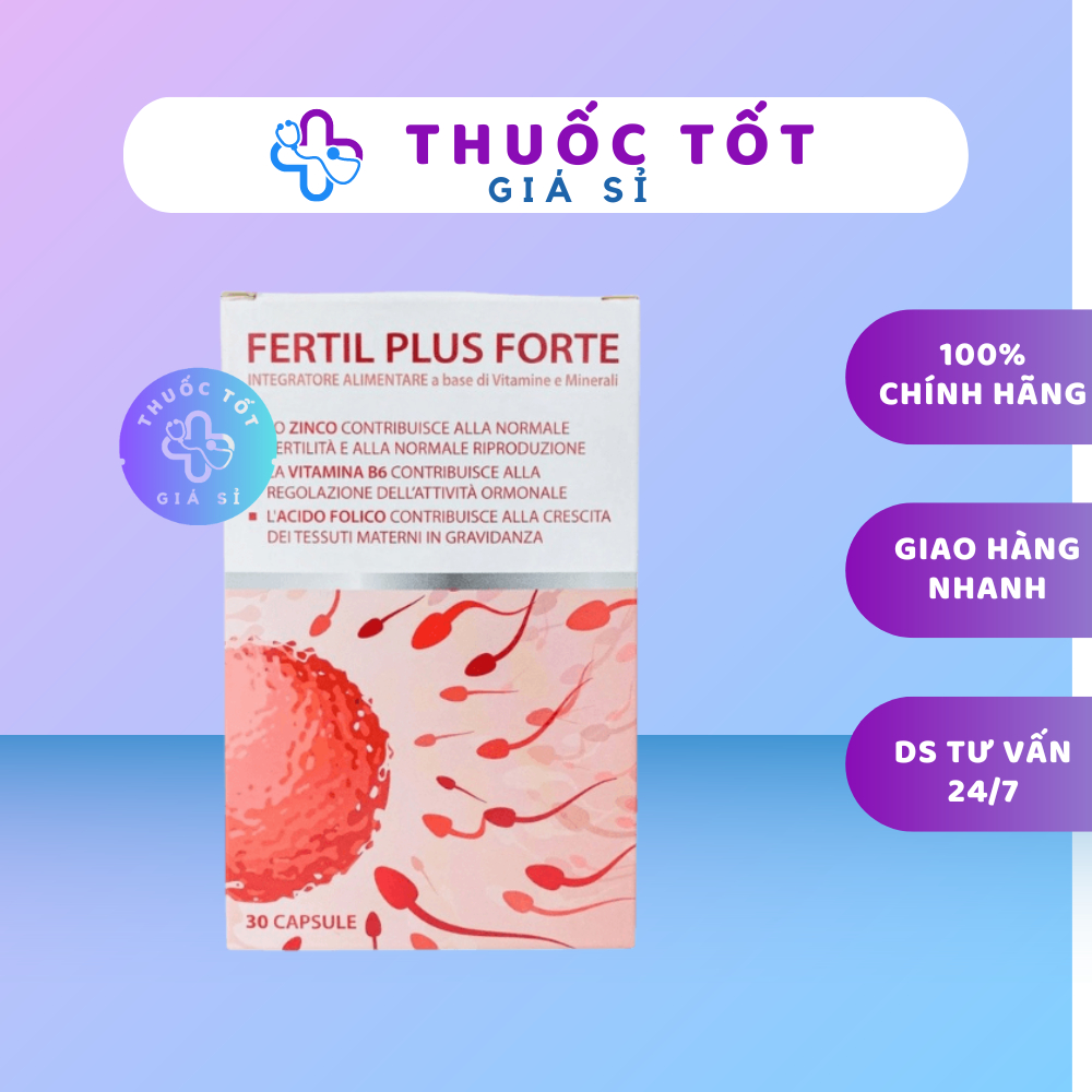 Fertil Plus Forte - Bổ Trứng, Tăng Khả Năng Thụ Thai, Vitamin Tổng Hợp ...