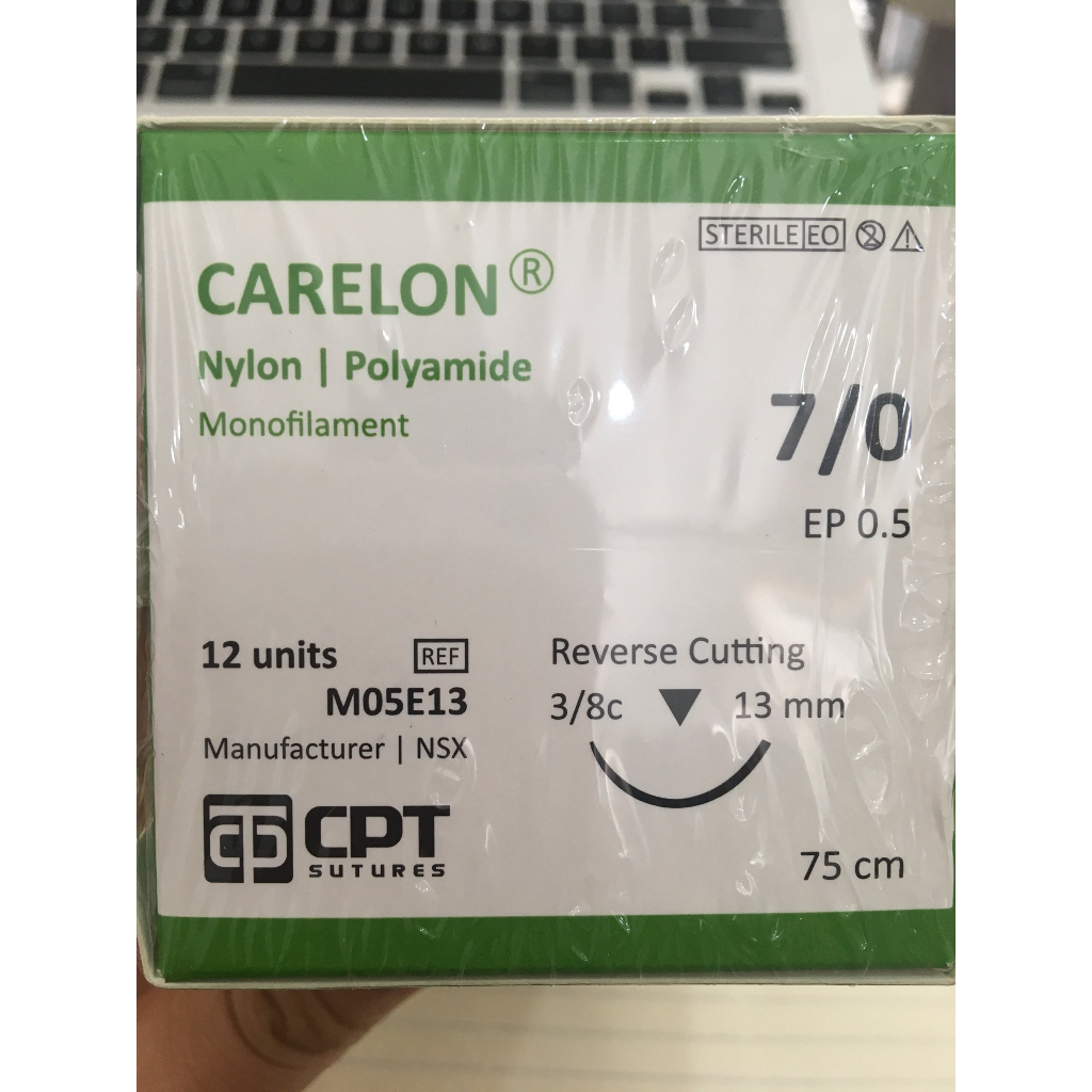 CHỈ NILON 7/0- CHỈ NHẤN MÍ ( Hộp 12 tép) | Shopee Việt Nam