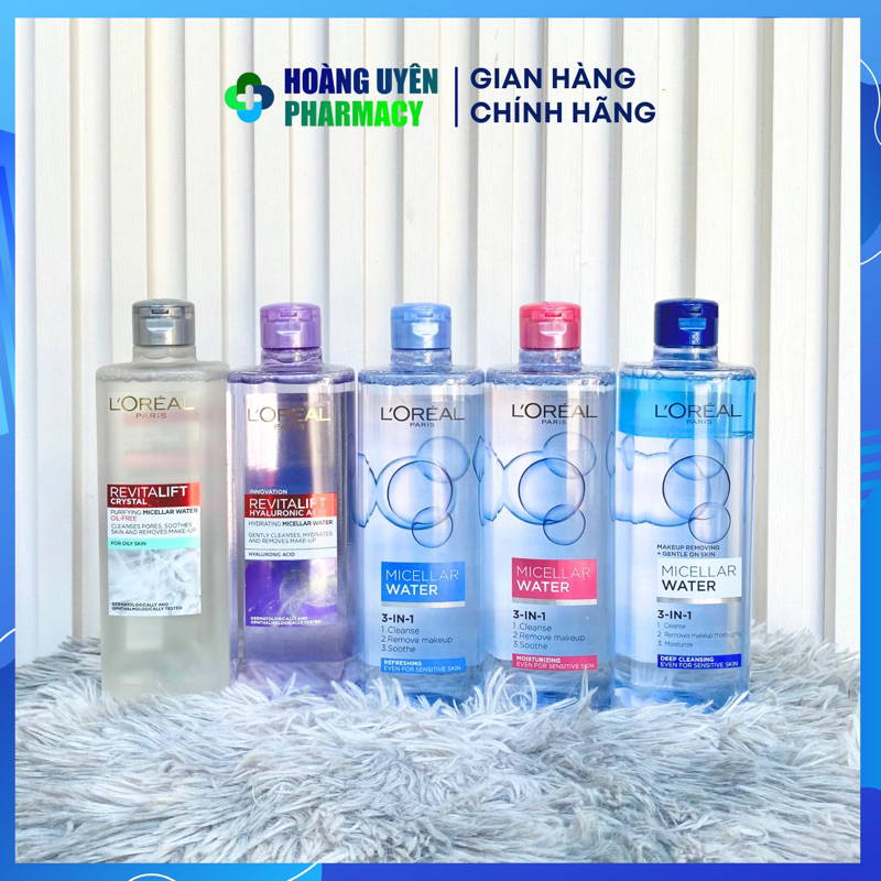 Nước Tẩy Trang L'oreal 3 Trong 1 Micellar Water Cleanser 400ml | Shopee Việt Nam