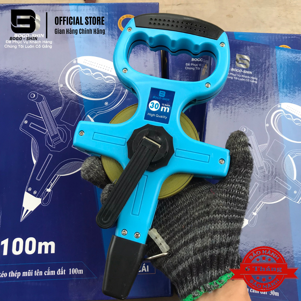 thước dây cao cấp 30m 50m 100m BOGO-SHIN, thước dây, thước đo thép cuộn ...