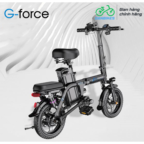 Xe đạp điện gấp gọn G-force Z14 truyền động trục 7 giảm sóc | Folding ...