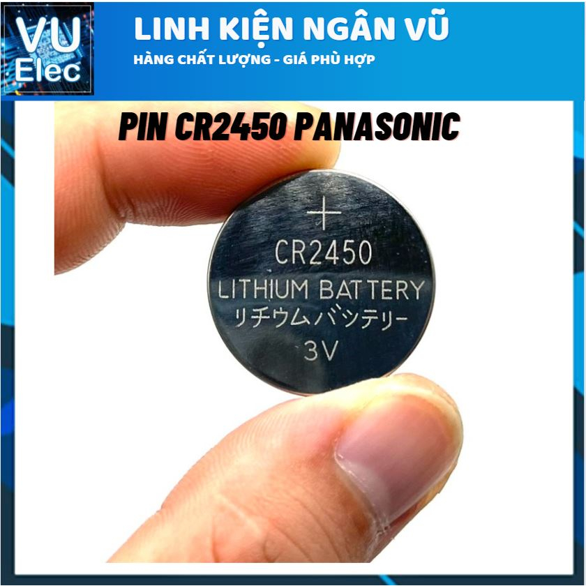 Pin CR 2450 Panasonic - Mitsubishi - Henlimax - Bexel hàng tốt (1 viên ...
