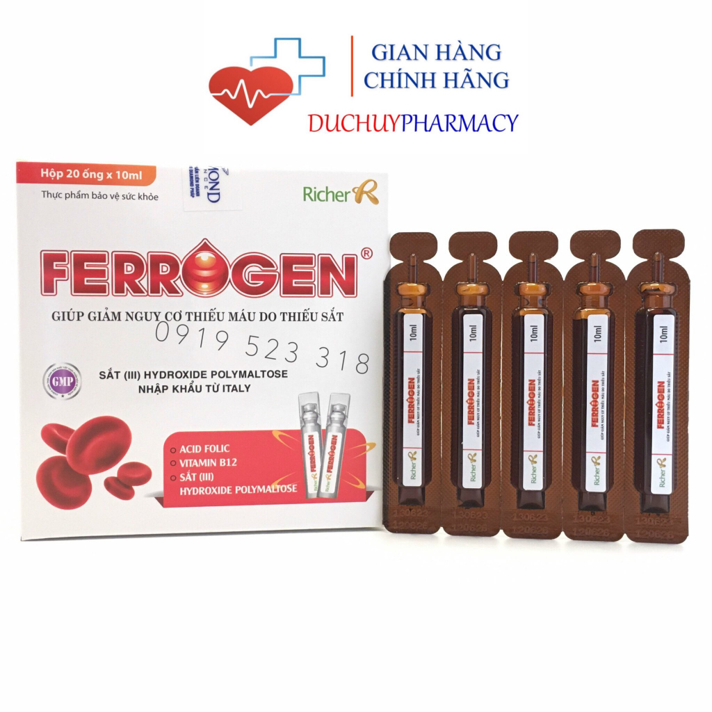 Sắt Ferrogen - Bổ Sung Sắt Cho Người Thiếu Máu Do Thiếu Sắt - Nguyên ...