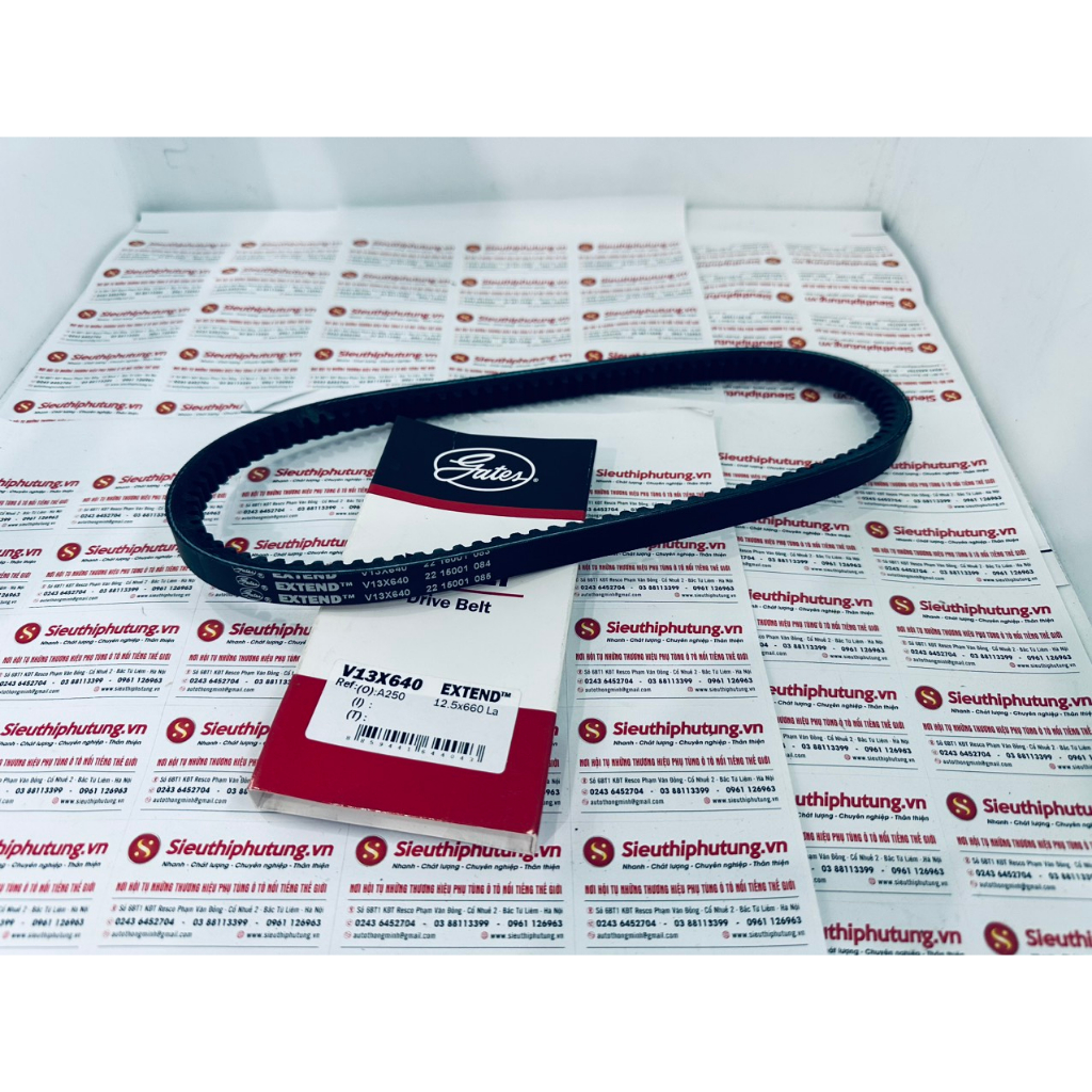 Dây curoa máy phát V13 x 640 (A25), Dây curoa Gates | Shopee Việt Nam