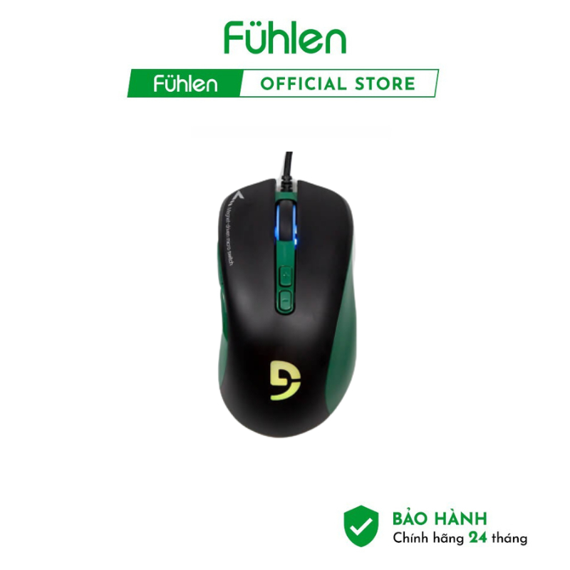 Chuột máy tính Gaming Fuhlen G90 Pro X GreenBlack có dây chính hãng ...