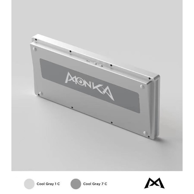 Kit Bàn phím cơ MONKA 6075 KÈM TẠ | Mach xuôi Nhôm Anode RGB | Shopee ...