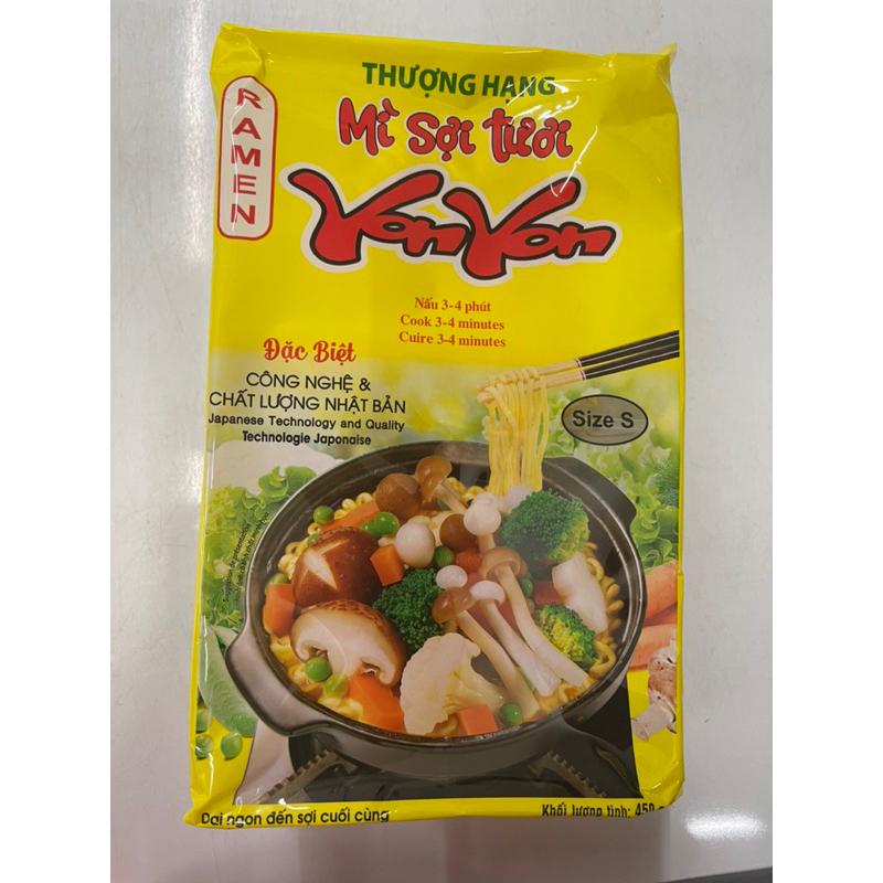 Mì Sợi Tươi Thượng Hạng Yon Yon 450g | Shopee Việt Nam